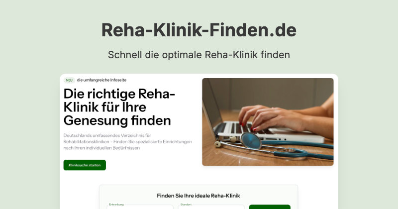 MediClin Kliniken | 13 Reha-Einrichtungen im Überblick - Reha Klinik Finden
